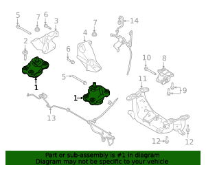 2019-2021 Land Rover Motor Mount LR123914 | OEM Parts Online