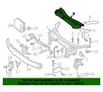 213-620-96-00 - Upper Tie Bar 2017-2023 Mercedes-Benz | Mercedes-Benz ...