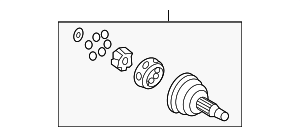 1999-2020 GM Drive Shaft CV Joint 22928970 GM | GMPartsDirect.com