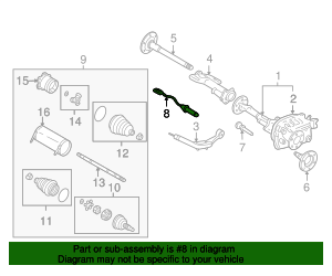 1988-2019 GM Front Drive Axle Actuator 26060073 GM | GMPartsDirect.com