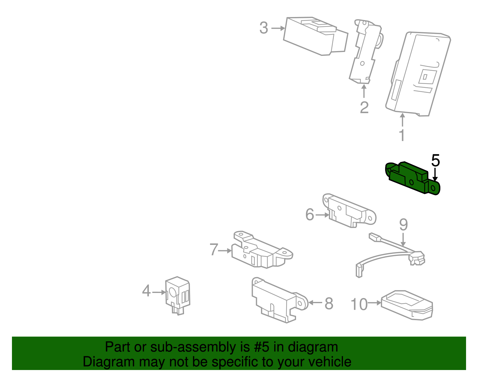 2013-2016 Honda Antenna 38387-SZW-003 | OEM Parts Online