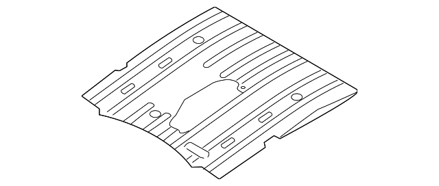 Genuine Porsche 991-504-257-98 |Rear Cover, Underbody Trim, Engine ...