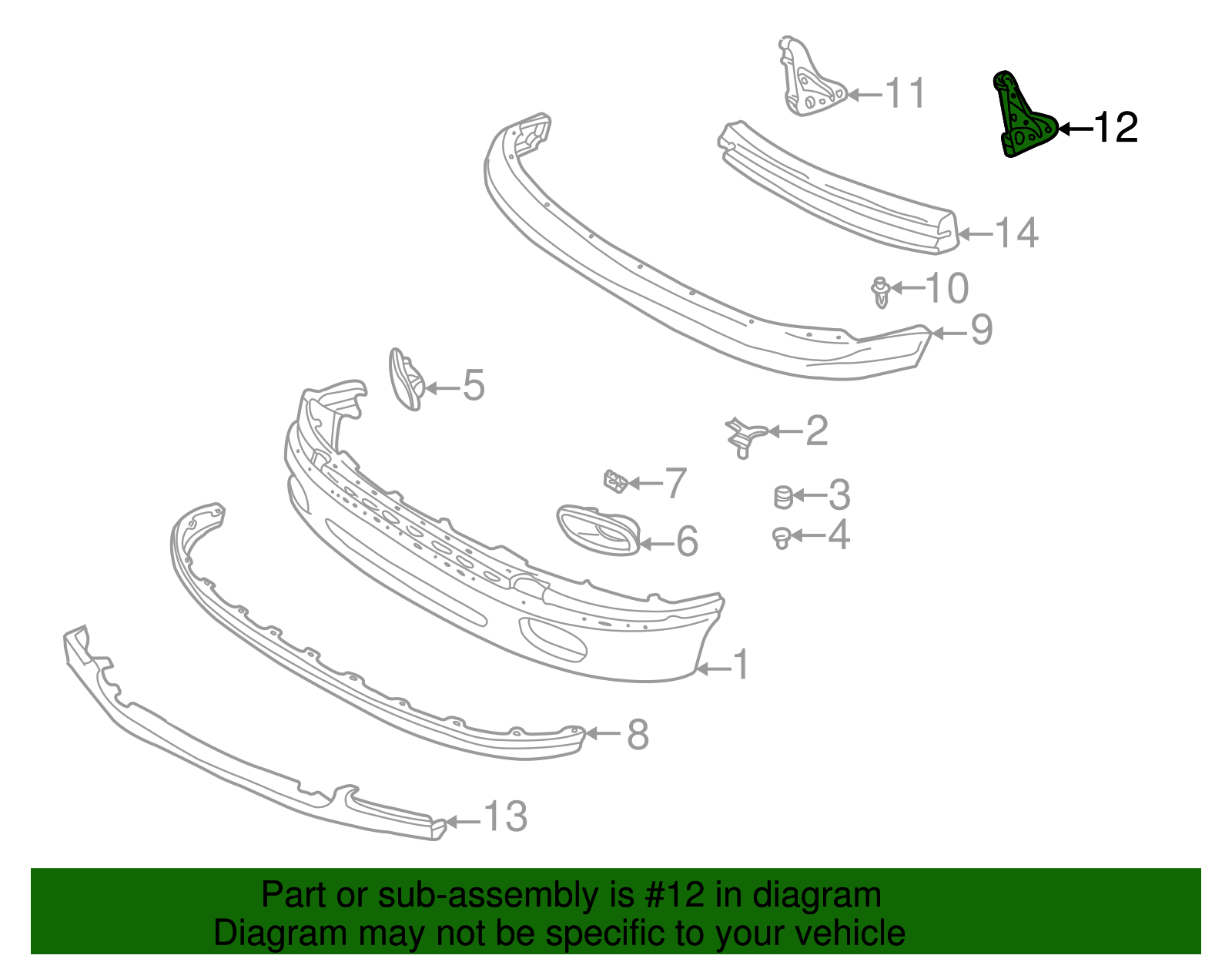 2000-2006 Toyota Tundra Mount Bracket 52142-0C010 | Toyota South