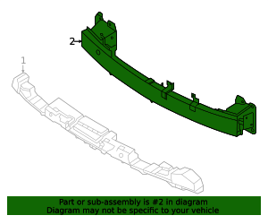 2022-2024 Hyundai Tucson Bumper Impact Bar 64900-CW010 ...