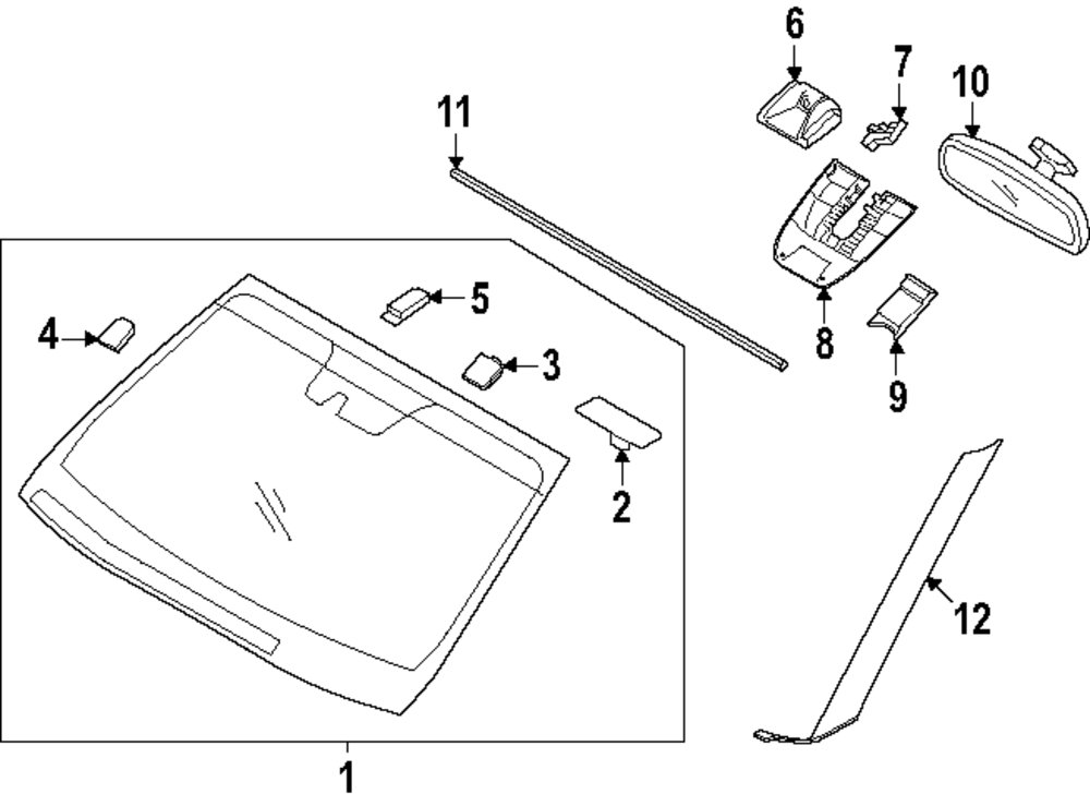 2024-2025 Hyundai Santa Fe Upper Molding 86120-P6000 | Retail ...