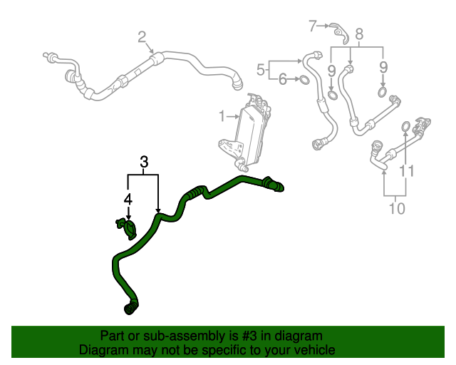 Genuine BMW 17-12-8-673-992 | Inlet Hose | FREE Shipping on Most Orders ...