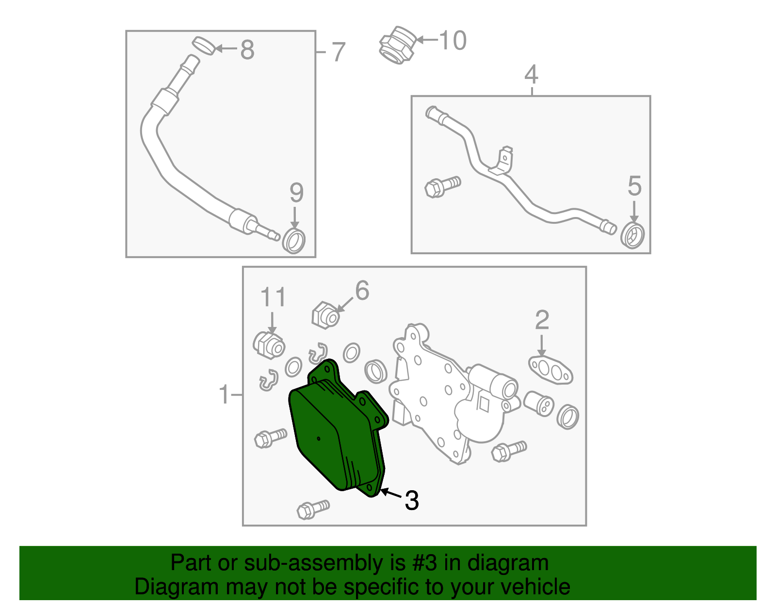 2009-2015 GM Engine Oil Cooler 12607900 GM | GMPartsDirect.com