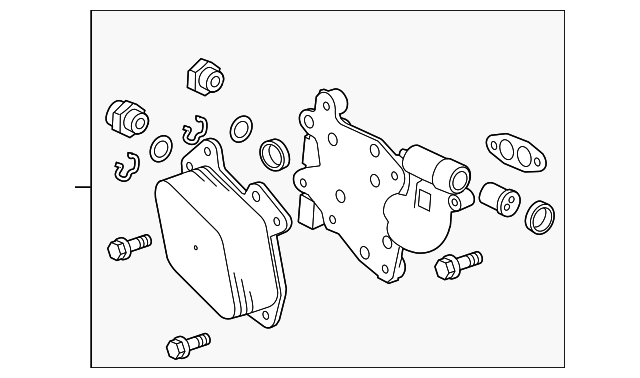 12606576 - Engine Oil Cooler 2009-2015 GM | GMPartsNow