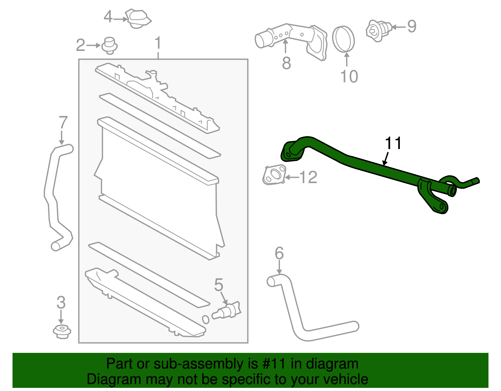2014-2019 Toyota Highlander By-Pass Pipe 16268-0V030 | Toyota San Diego ...