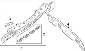 79110-6FK0A - Rear Body Panel - 2014-2020 Nissan Rogue | Nissan OEM ...