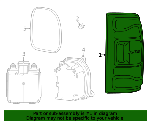 2019 Ram Lamp 68361721AI | Mopar Parts Canada