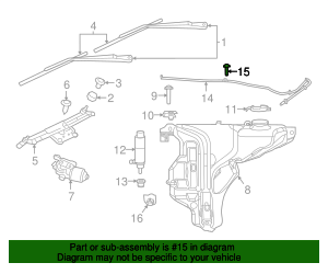 2011-2020 Dodge Durango Washer Nozzle 68269108AA | TascaParts.com
