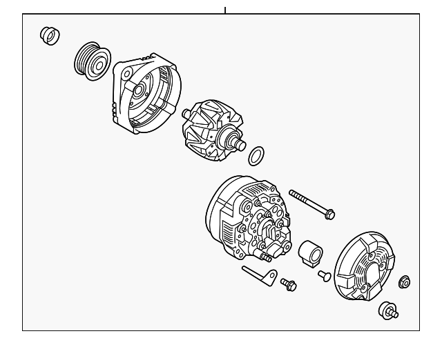 Genuine Alternator for 2021-2023 Hyundai | Part# 37300-2SGC1 | Hyundai ...