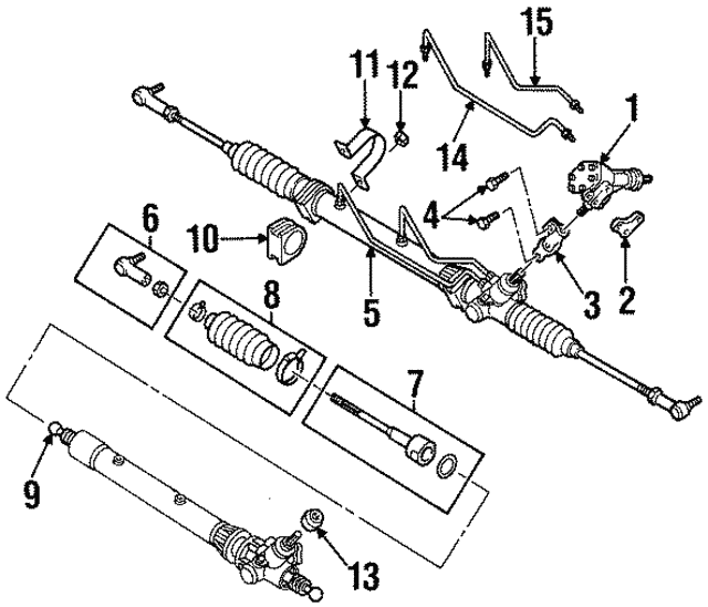 1998-2004 Isuzu Outer Tie Rod 8971603950 | Isuzu Parts Center