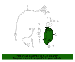 222-869-05-20 - Washer Reservoir 2014-2021 Mercedes-Benz | Mercedes ...