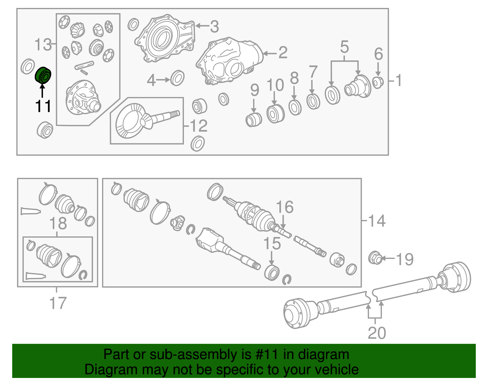 90366-50115 - 2008-2023 Lexus - Bearing | My L Parts
