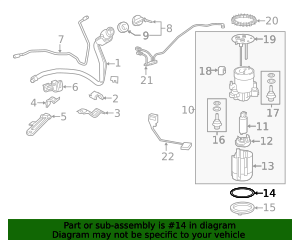 2016-2022 Lexus RX350 Housing Gasket 77169-0C010 | OEM Parts Online