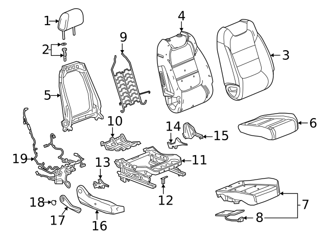 2021-2024 Chevrolet Outer Finish Panel 42662853 | TascaParts.com