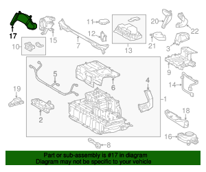 2015-2018 Lexus GS450h Side Duct G92D1-30031 | OEM Parts Online