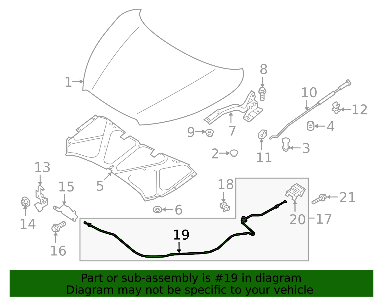 65620-5RB0A - High-Quality Release Cable for 2018-2024 Nissan Kicks ...