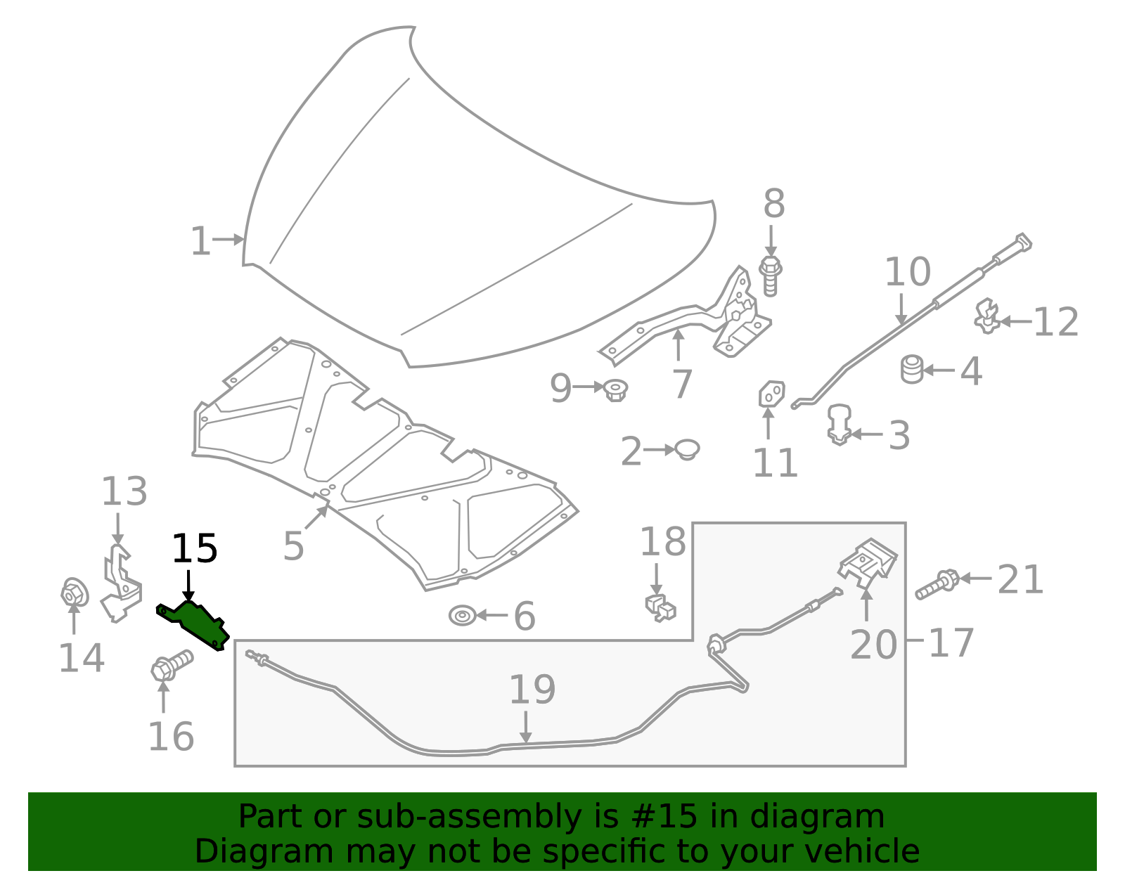 2018-2025 Nissan Lock Assembly 65601-5RB2A | My Nissan Part