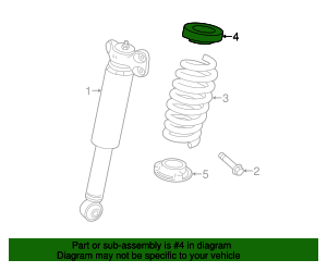 2013-2023 Cadillac Coil Spring Insulator 20767137 | GMPartsDirect.com