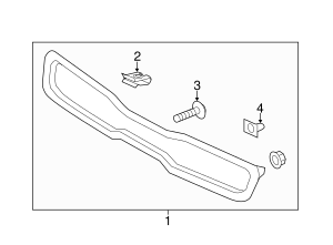 86350-B2000 - Grille Assembly 2014-2016 Kia Soul | Kia.Parts Store