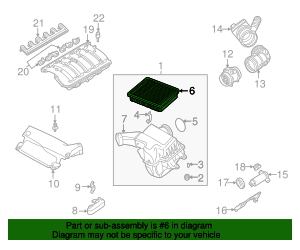 13721730449 - 1992-2006 BMW Engine Air Filter (13-72-1-730-449) | BMW ...