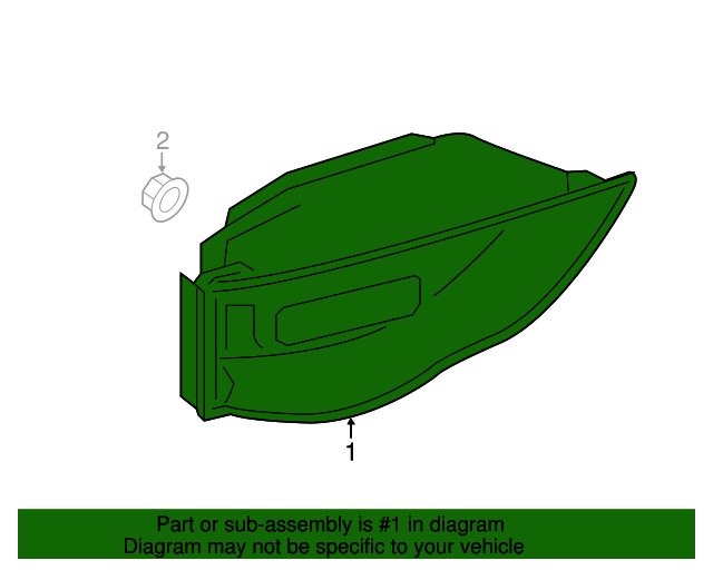 2021-2023 Jaguar F-Pace Tail Light Assembly T4A44679 | AutoNationParts.com