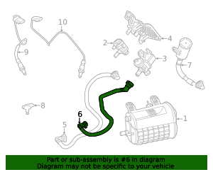 Genuine BMW 16-13-7-483-696 | Vent Pipe | FREE Shipping on Most Orders ...