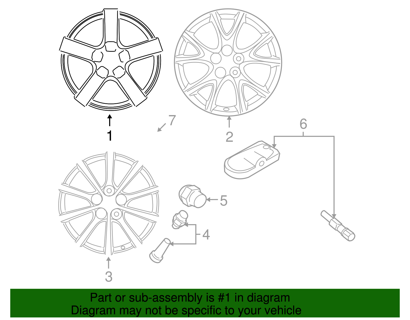 2006-2008 Mazda MX-5 Miata Wheel, Alloy 9965-60-6560 | Retail ...
