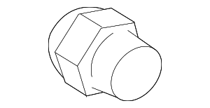 1988-2019 Mazda Wheel Nut B002-37-160B | TascaParts.com