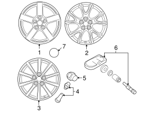 1988-2019 Mazda Wheel Nut B002-37-160B | TascaParts.com