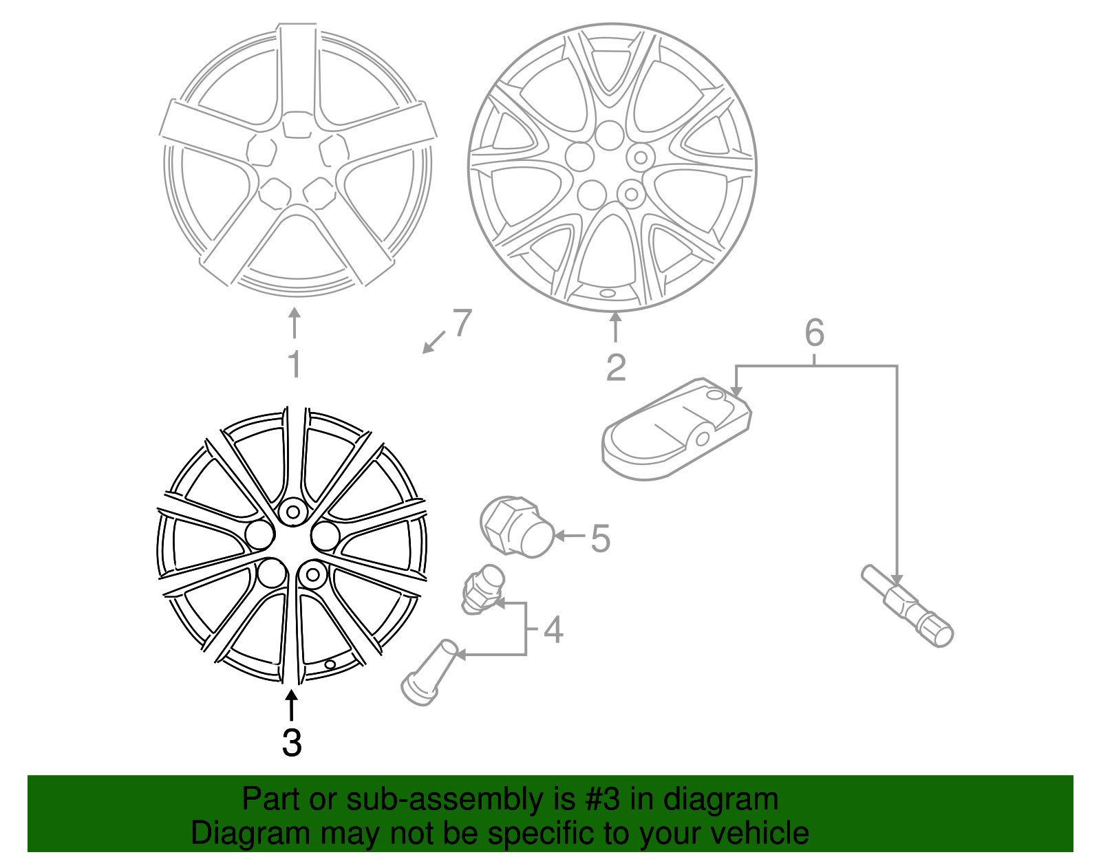 2008-2012 Mazda MX-5 Miata Wheel, Alloy 9965-58-7070 | OEM Parts Online