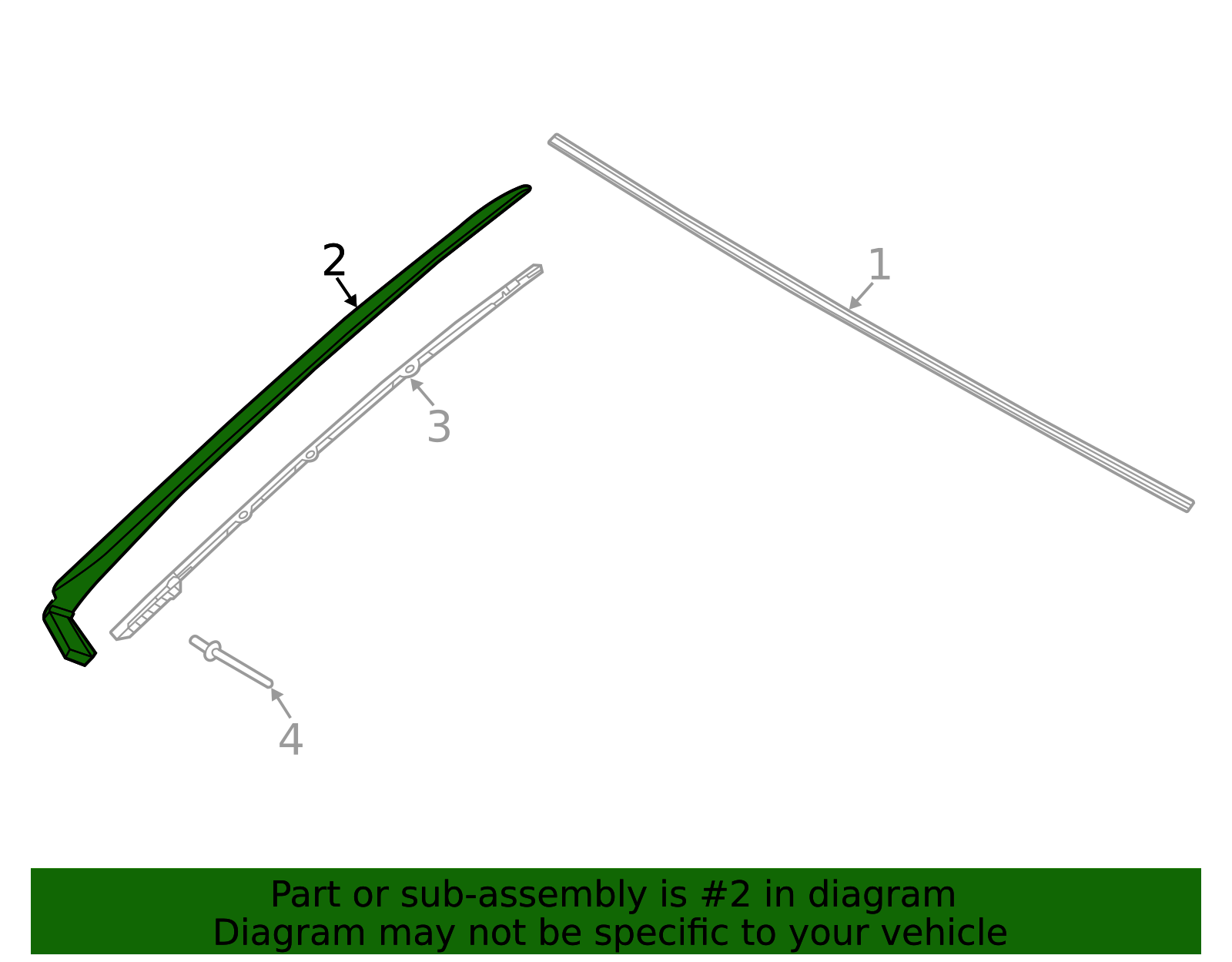 2020-2023 Hyundai Sonata Outer Molding 86131-L1000 | Hyundai Wholesale ...