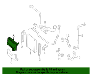 222-505-23-30 - Radiator Support Air Duct 2014-2017 Mercedes-Benz ...