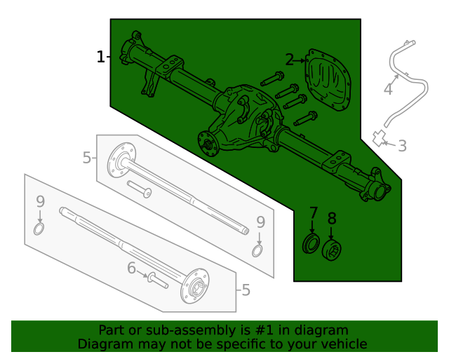 2021-2023 Ford F-150 Axle Housing ML3Z-4010-B | Village Ford