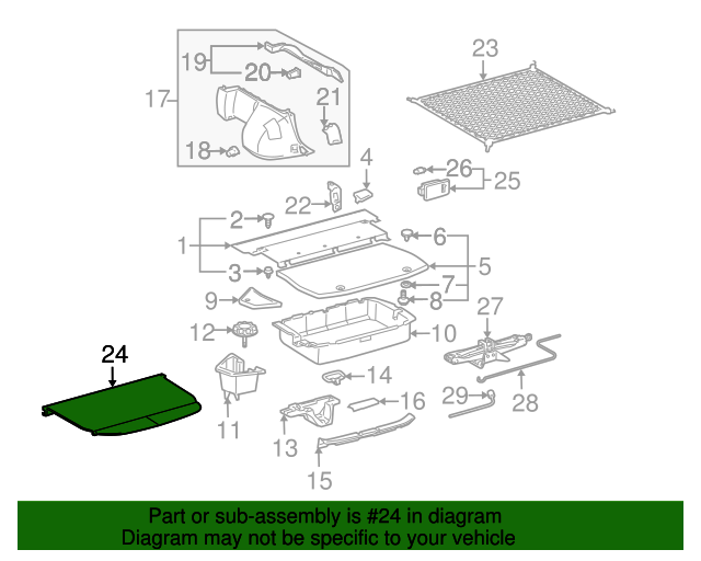 2006-2009 Toyota Prius Tonneau Cover 64910-47011-E0 | Millennium Toyota ...