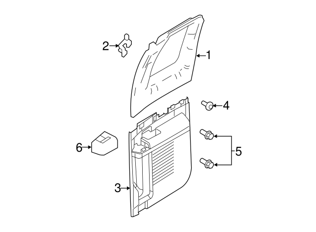N807673-S - Tail Gate Molding Rivet 2007-2024 Ford | Ford Parts Direct