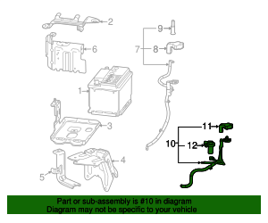 2016-2017 GM Negative Battery Cable 23345557 GM | GMPartsDirect.com
