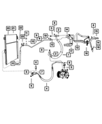 2012-2023 Mopar A/C Discharge Line 68161177AE | My Mopar Parts