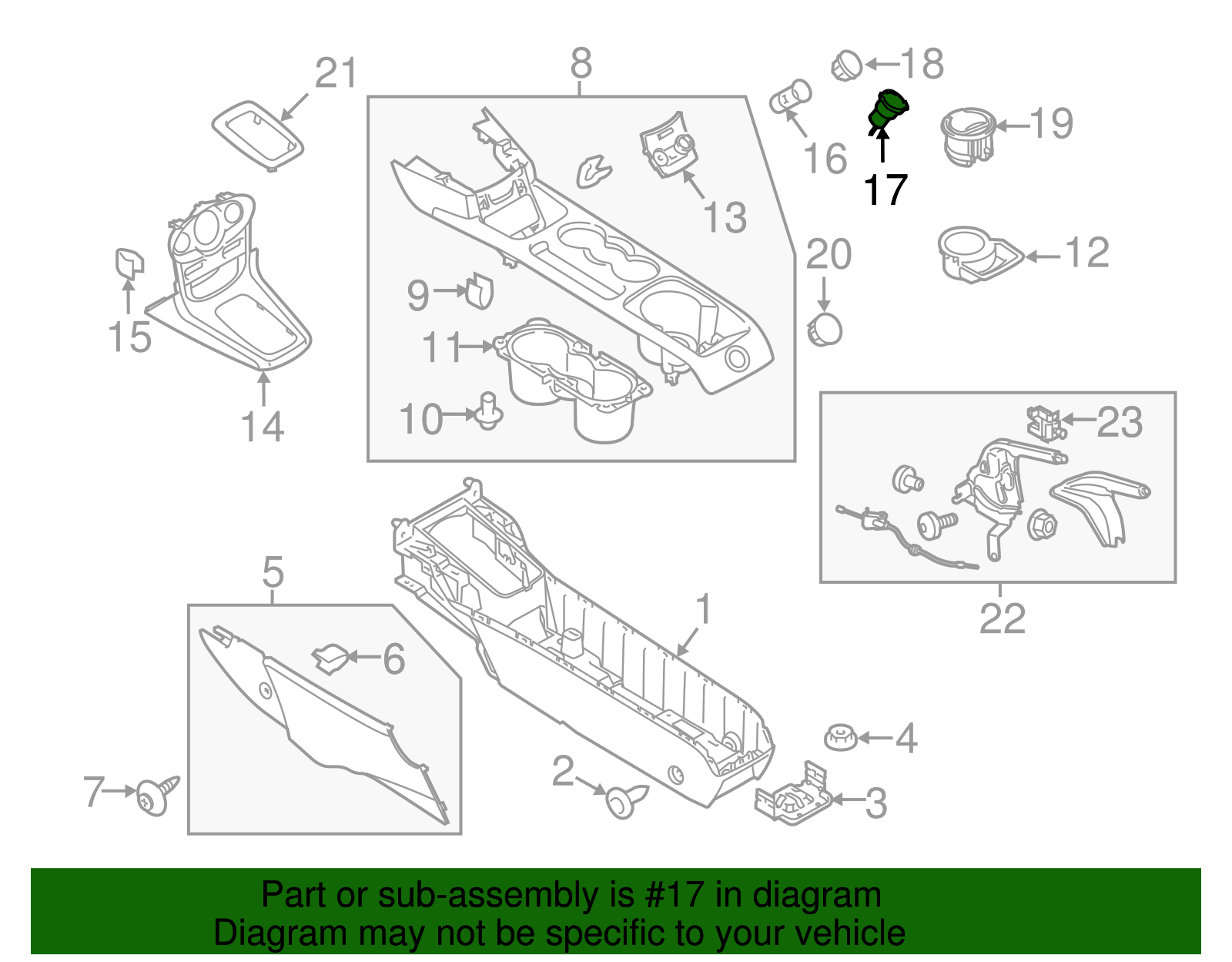 Genuine OEM Ford Part - Power Outlet CV6Z-19N236-BA | Genuine OEM Ford ...