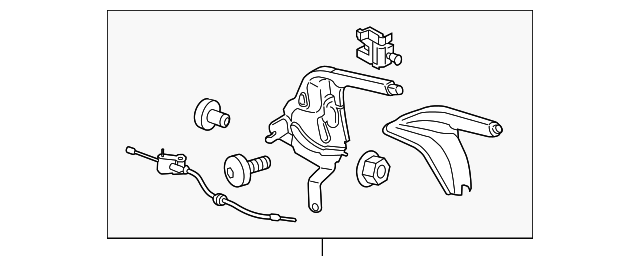 Parking Brake Control - Ford (D2BZ-2780-B) | TascaParts.com