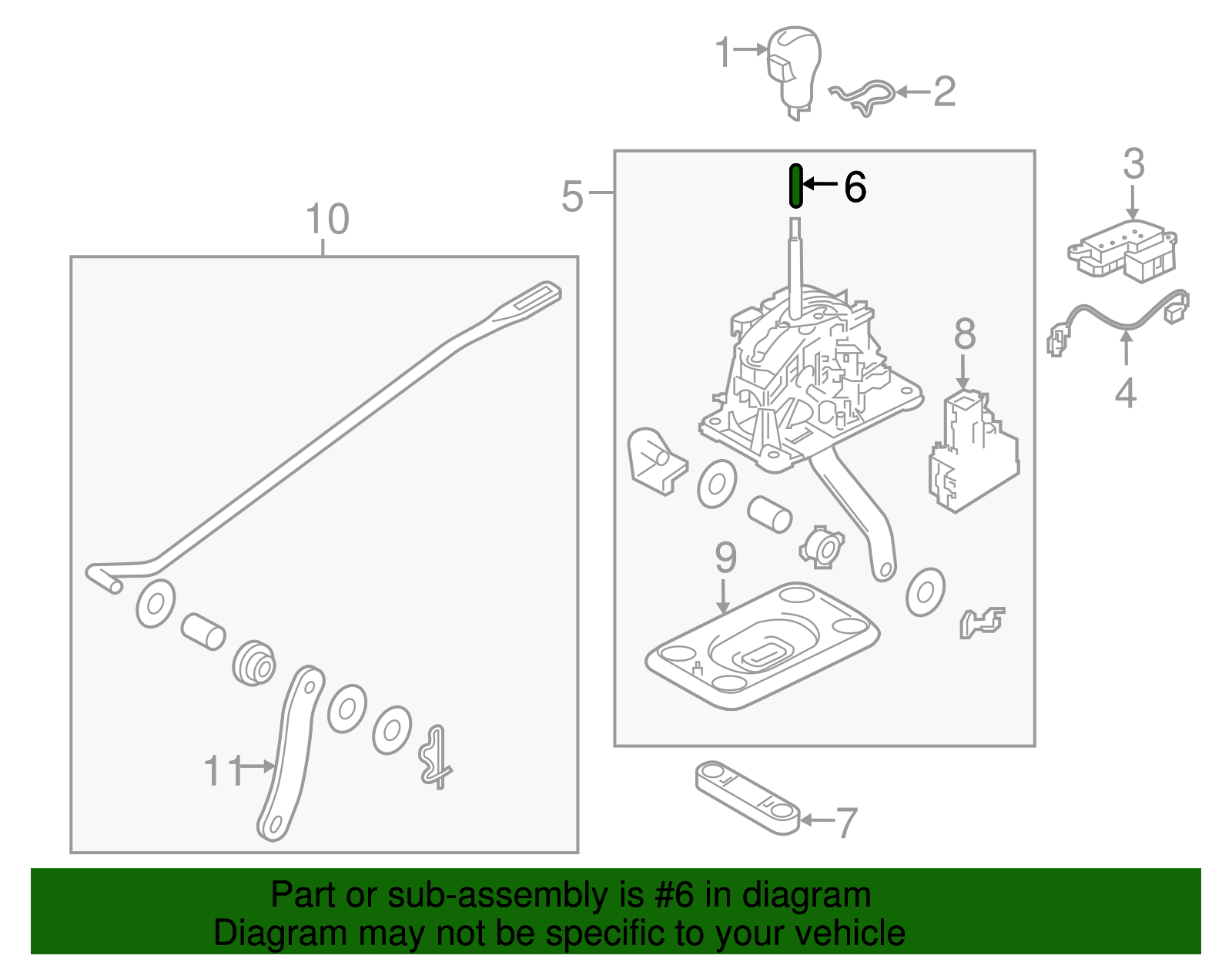 2016-2017 Infiniti QX50 Shifter Assembly Adapter 34951-EG00A | Infiniti ...