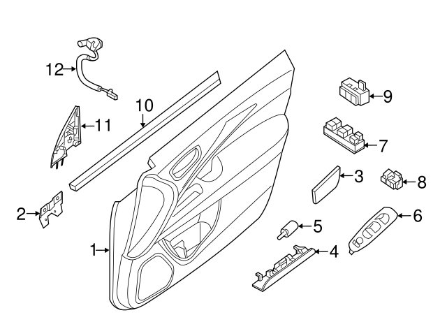 2013-2020 Nissan Pathfinder Inner Cover 80293-3KA0A | Nissan Parts Plus