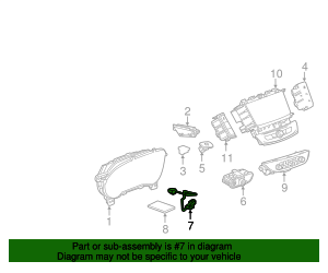 2018-2022 Buick Rear Closure Hands Free Lamp 13540013 | GMPartsDirect.com