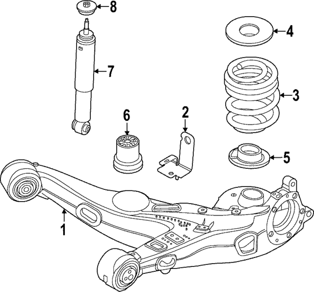 2022-2024 Ford E-Transit Shock Insulator NK4Z-18197-A | OEM Parts Online