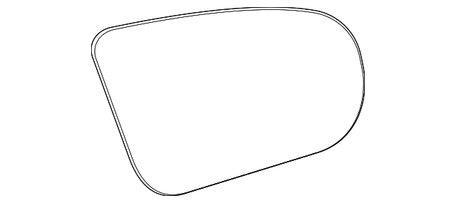 099-810-34-00 - Mirror Glass - Right 2020-2023 Mercedes-Benz | Mercedes ...