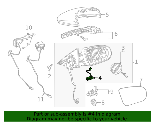 099-906-10-01 - Puddle Lamp 2017-2023 Mercedes-Benz | Mercedes-Benz USA ...