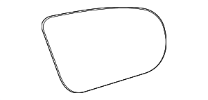 099-810-34-00 - Mirror Glass - Right 2020-2023 Mercedes-Benz | Mercedes ...